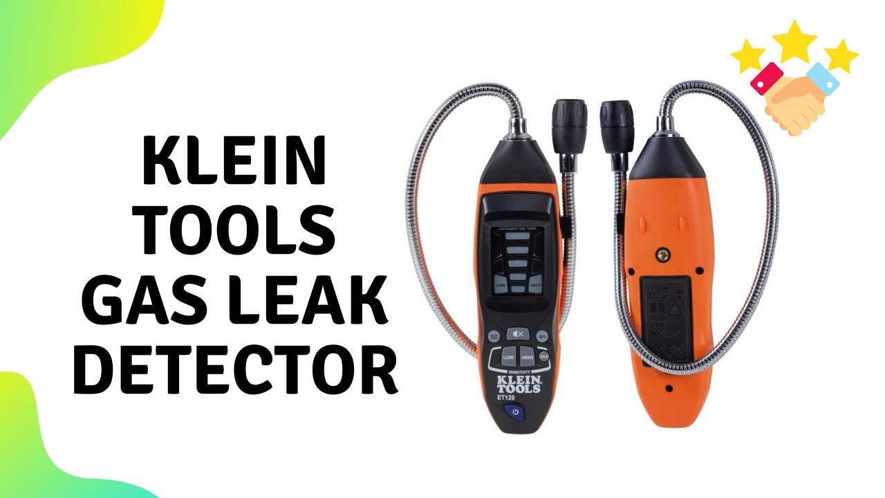 Klein Tools ET120 Gas Leak Detector-Combustible Gas Leak Meter with 18 ...