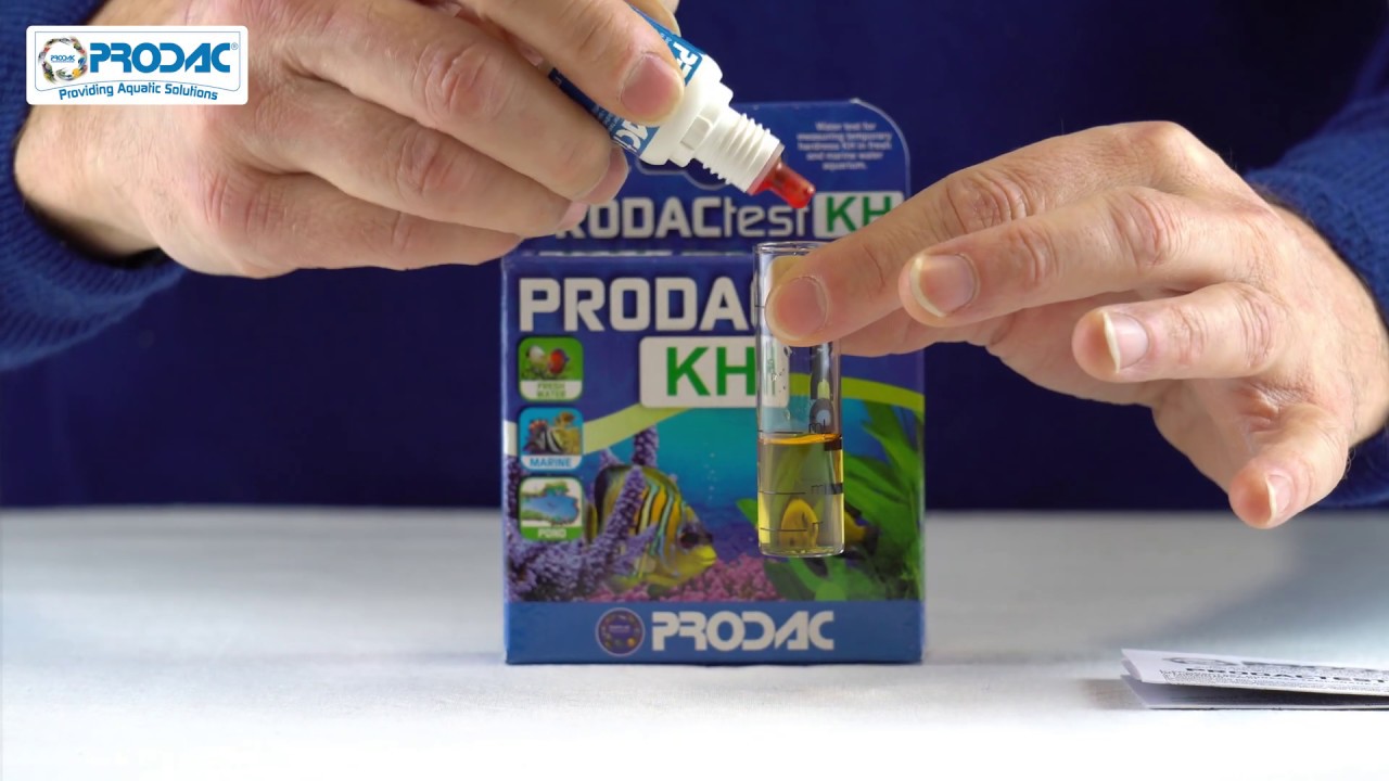 PRODACTEST KH - How to check carbonate hardness with Prodactest - YouTube