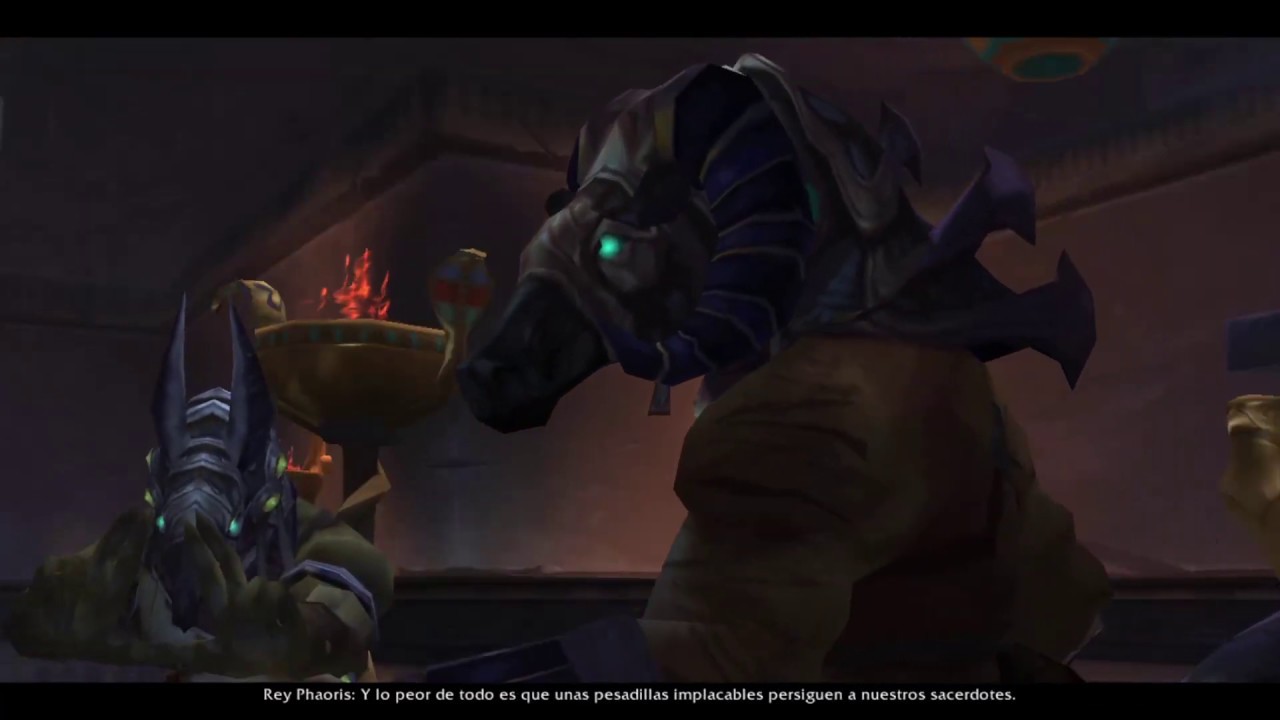 Introducción Uldum (Escena) - Visiones de N'Zoth - BFA (Latino) - YouTube