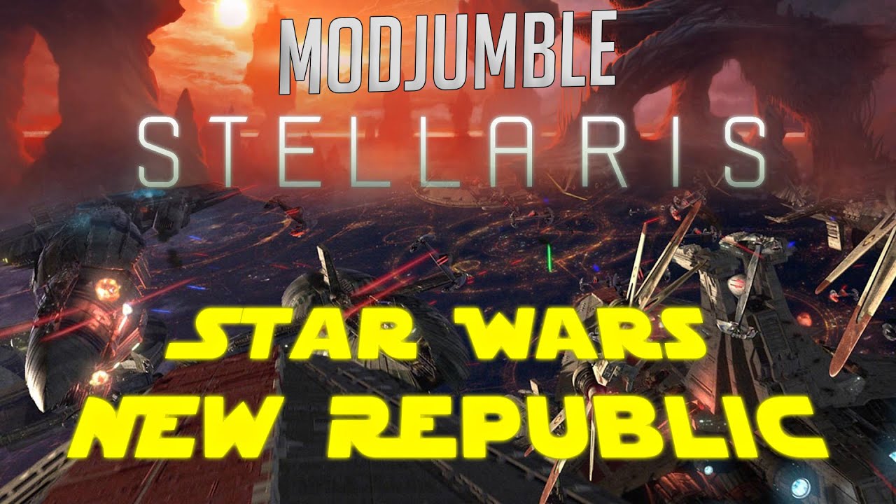 Stellaris Star Wars New Republic Ships Mod - YouTube