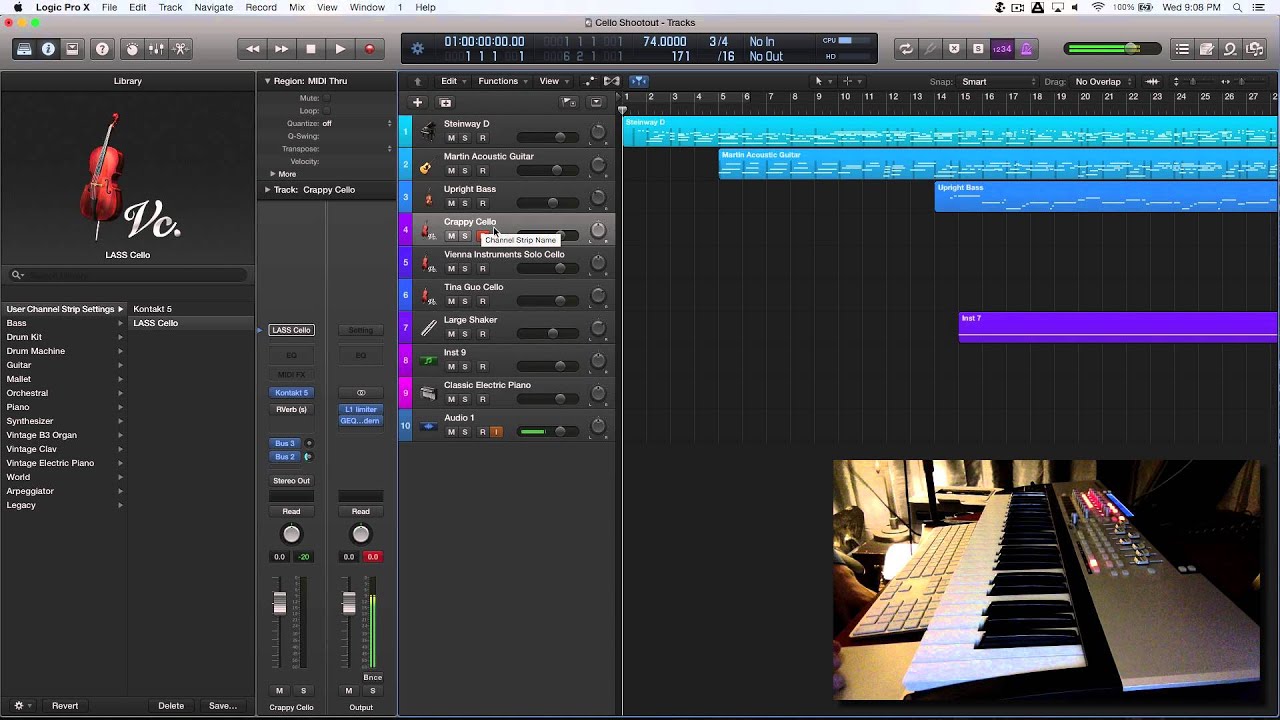 Cello VST Shootout - Vienna Solo Cello and Tina Guo Cello - YouTube