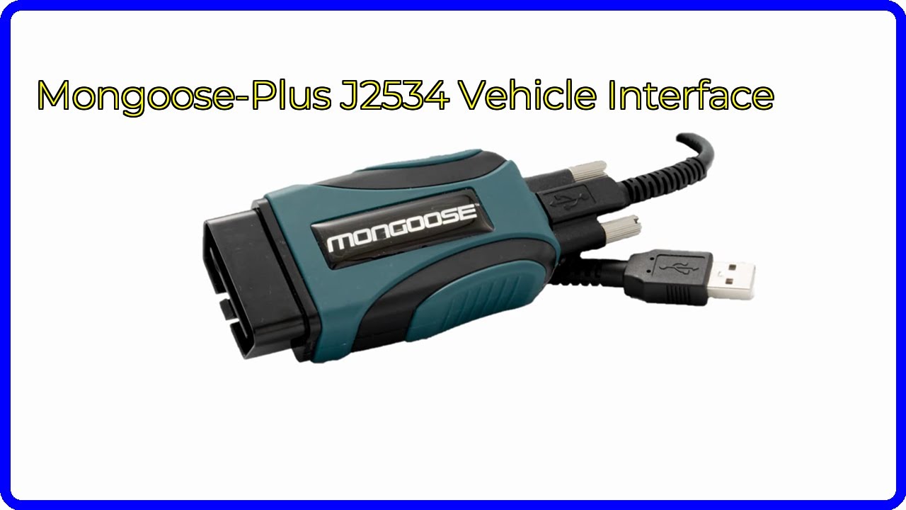 REVIEW (2024): Mongoose-Plus J2534 Vehicle Interface. ESSENTIAL details ...