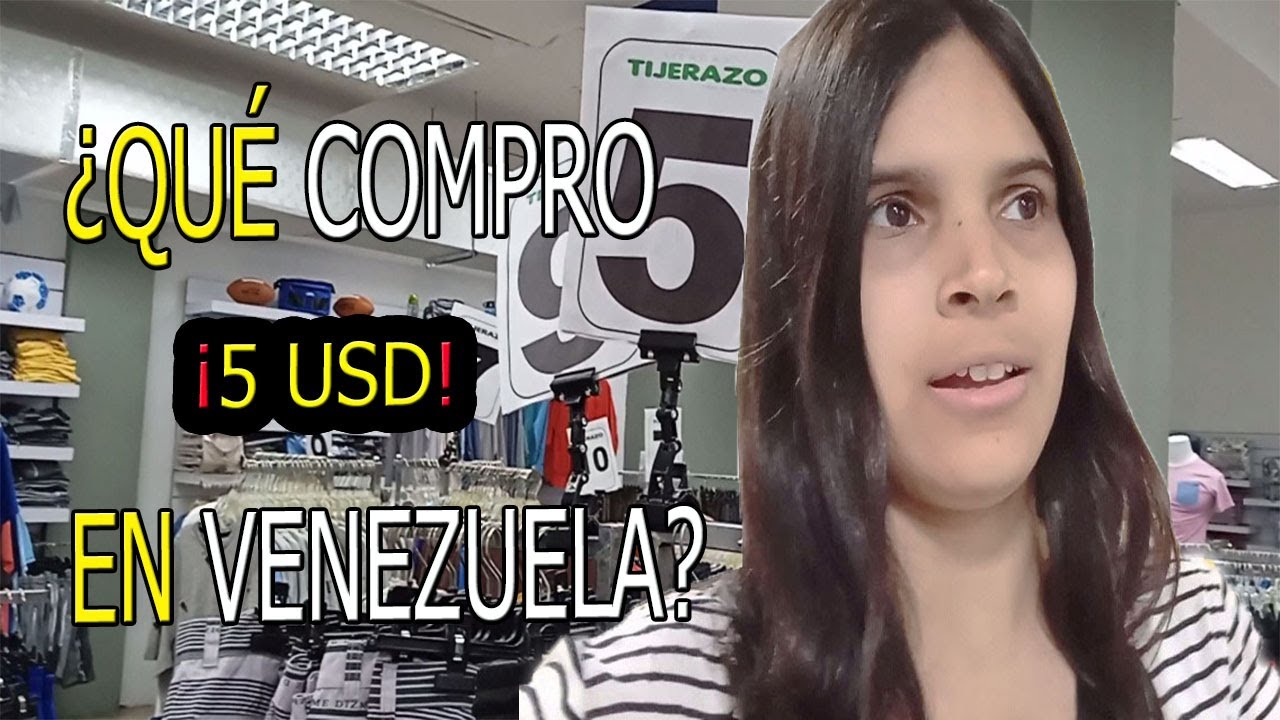 ¿Qué COMPRO con 5 DÓLARES en VENEZUELA? ¡NO me lo CREO! - YouTube