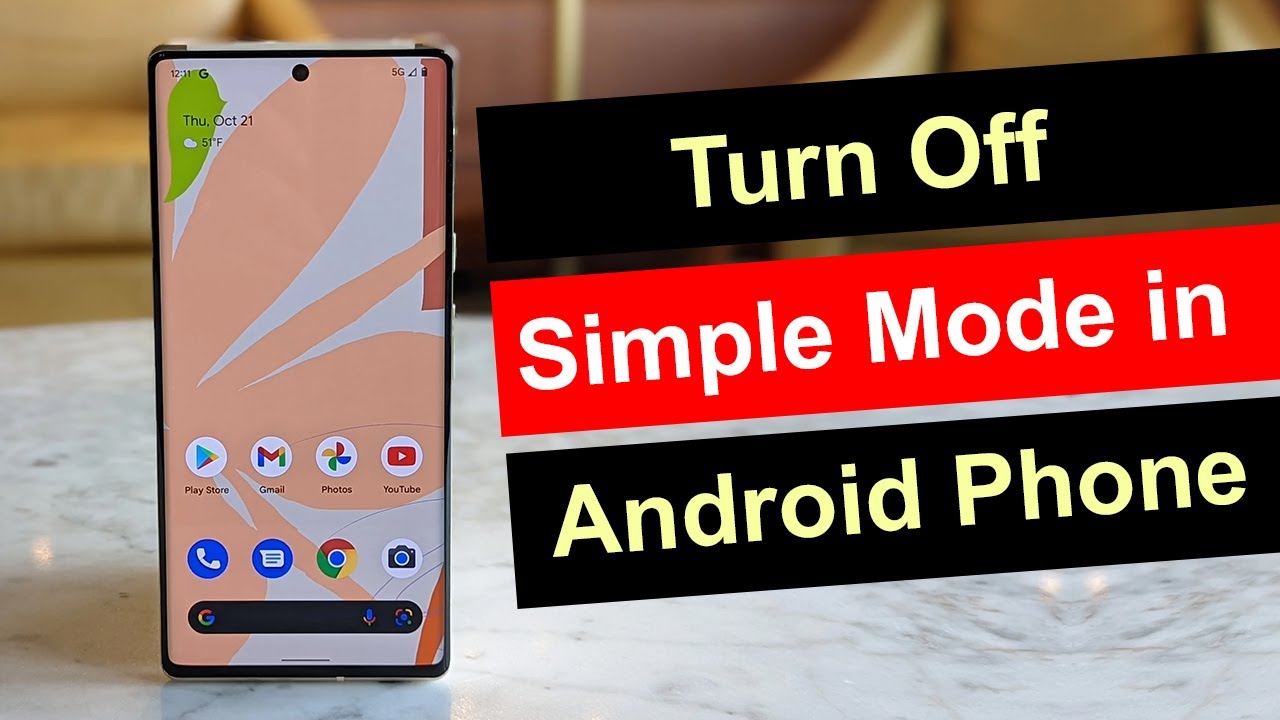 How to Turn Off Simple Mode in Android Phone? - YouTube