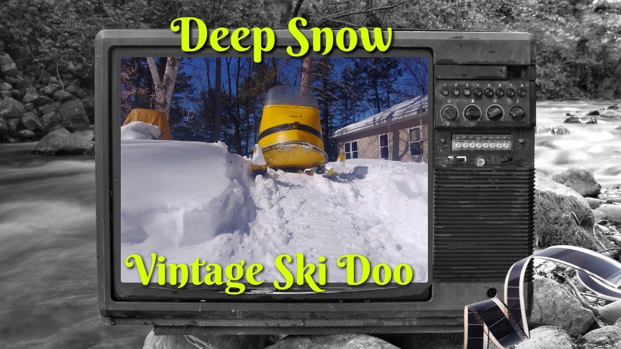 Vintage Ski Doo, Deep Snow, Vintage Snowmobile. #snowmobiling - YouTube