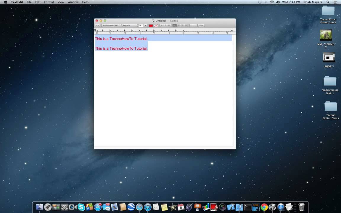 TextEdit Tutorial - YouTube