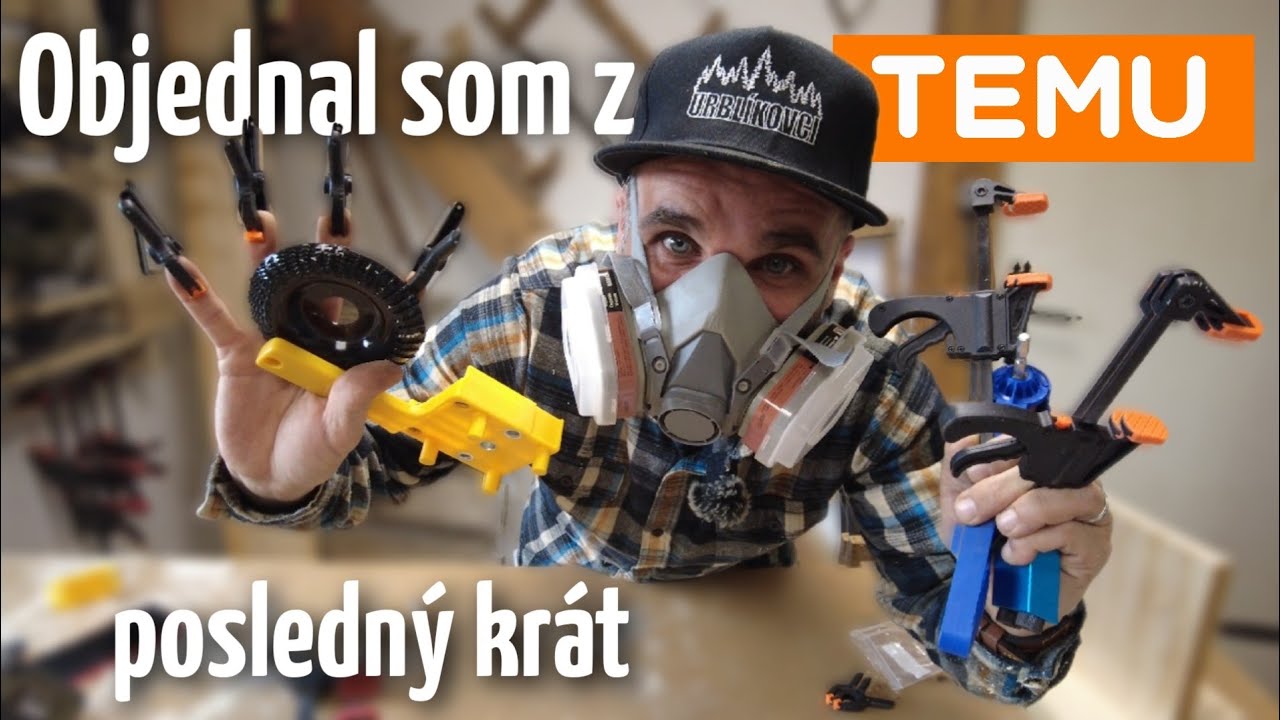 Objednal som si veci z TEMU do dielne. - YouTube