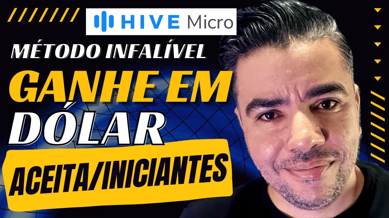 Descubra Como Ganhar Dinheiro Online Na Hive Micro Método Infalível