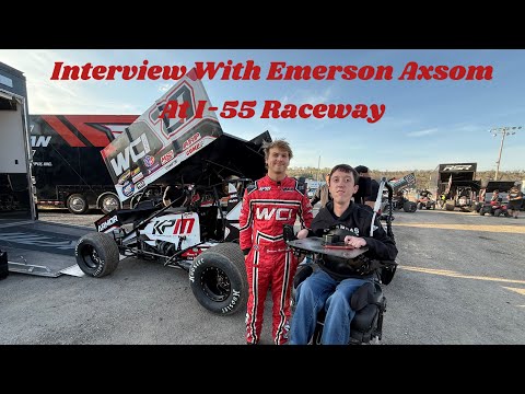 Interview With Emerson Axsom at I-55 Racesay - YouTube