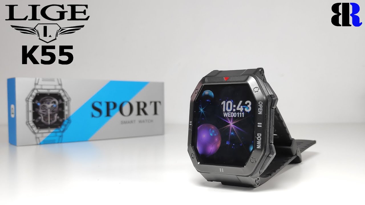 LIGE Smart Watch Unboxing + Set Up K55 - YouTube