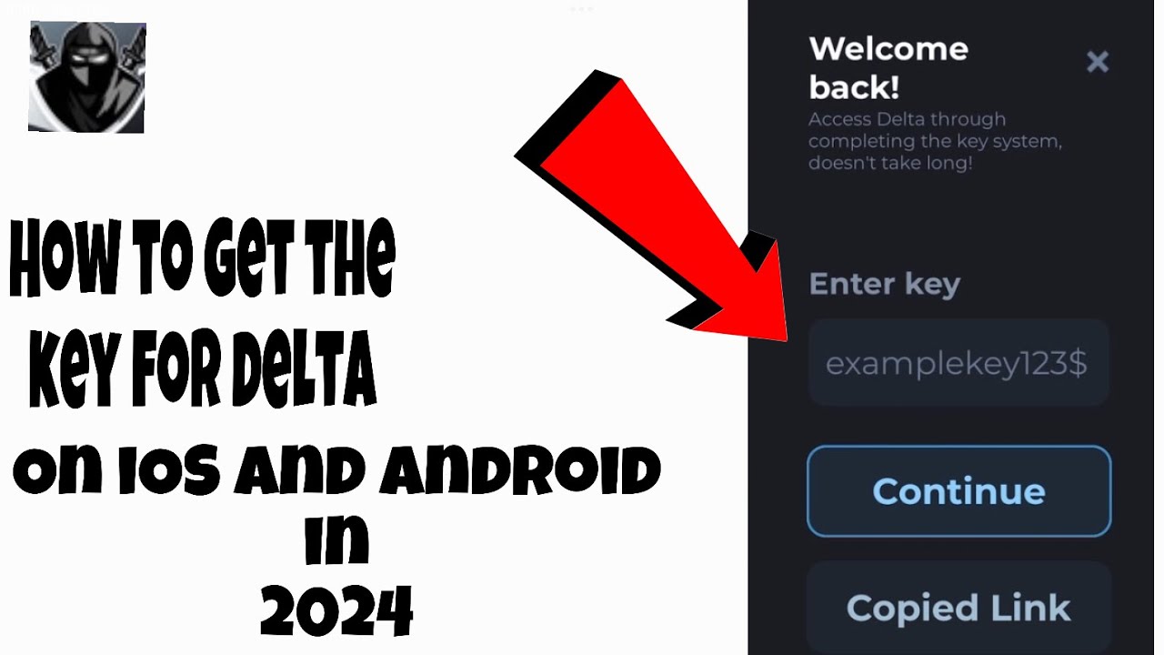 How to get the key for delta executor(working on android and iOS) - YouTube