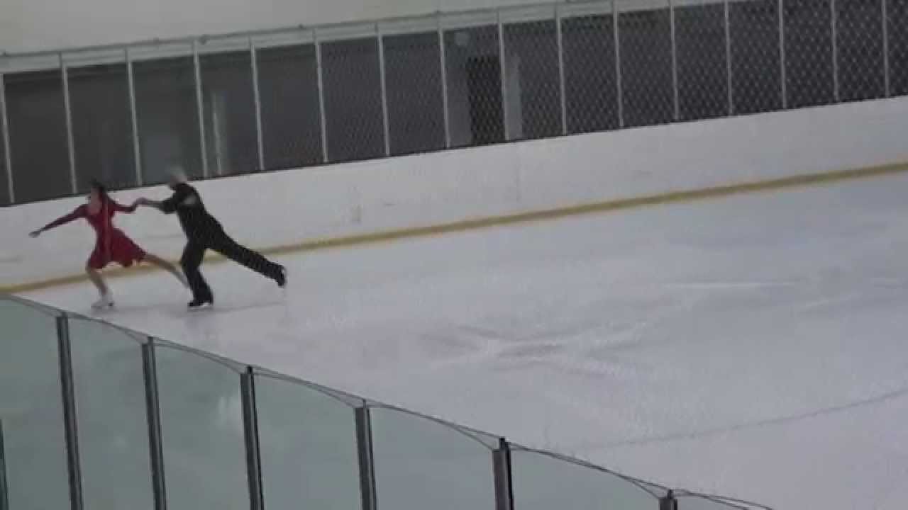 Ten Fox ice dance test @ ProSkate, NJ with Gary Irving - YouTube