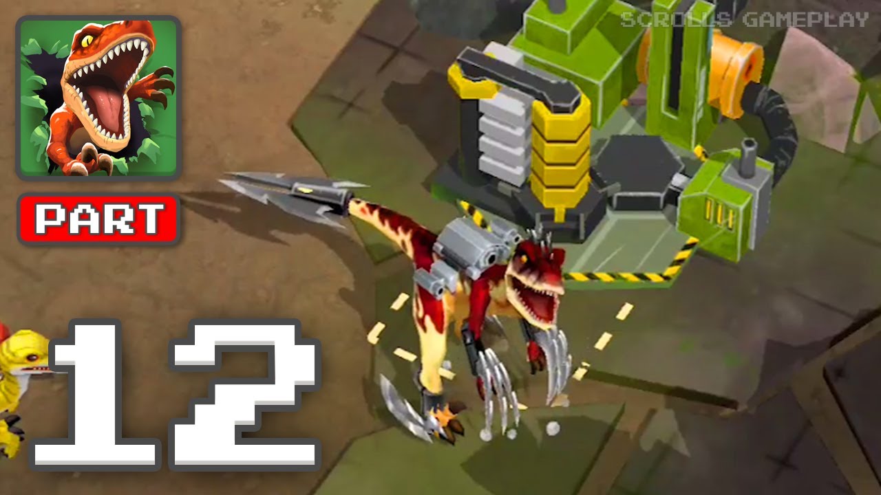 Raptor Evolution - Gameplay Walkthrough Part 12 - Dinosaur Saga Battle ...