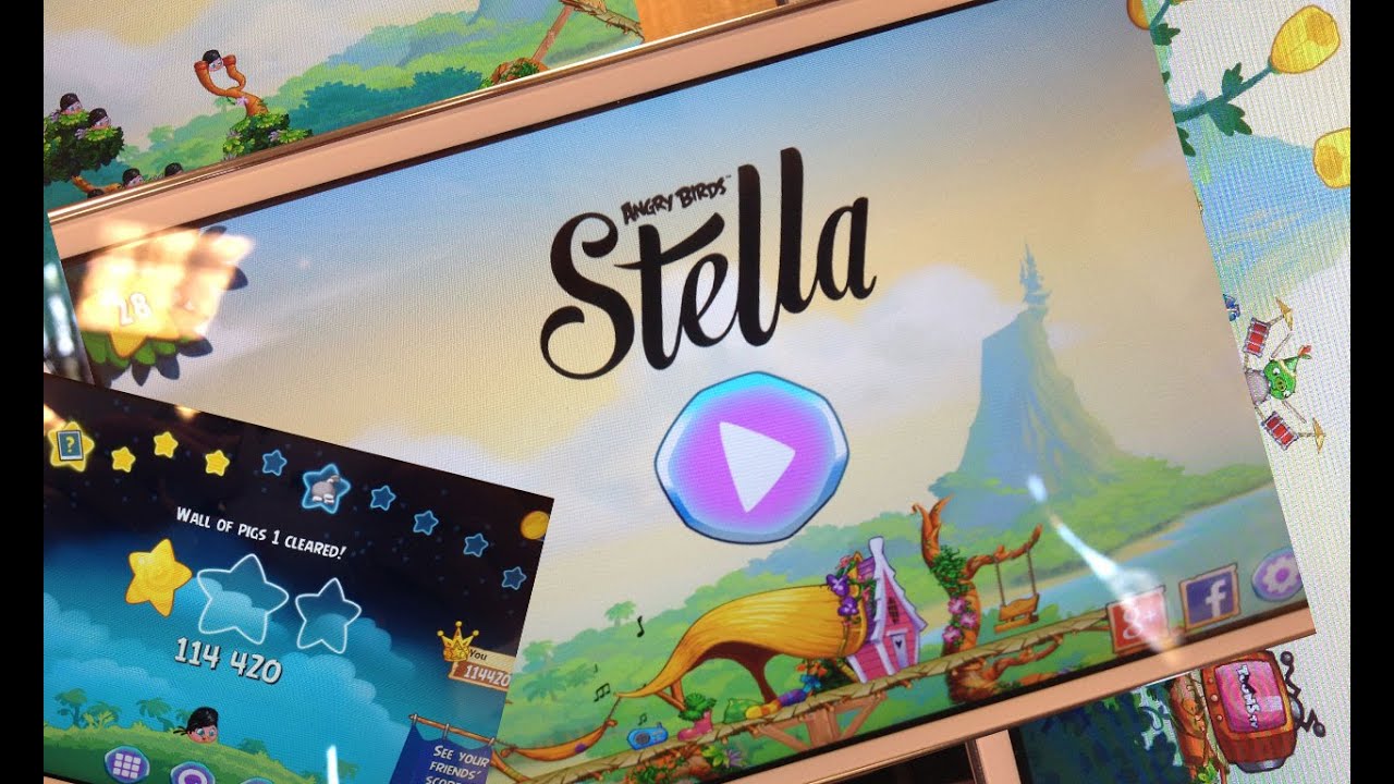 Angry Birds Stella Hands on First Look at the First 7 Levels | Nook ...