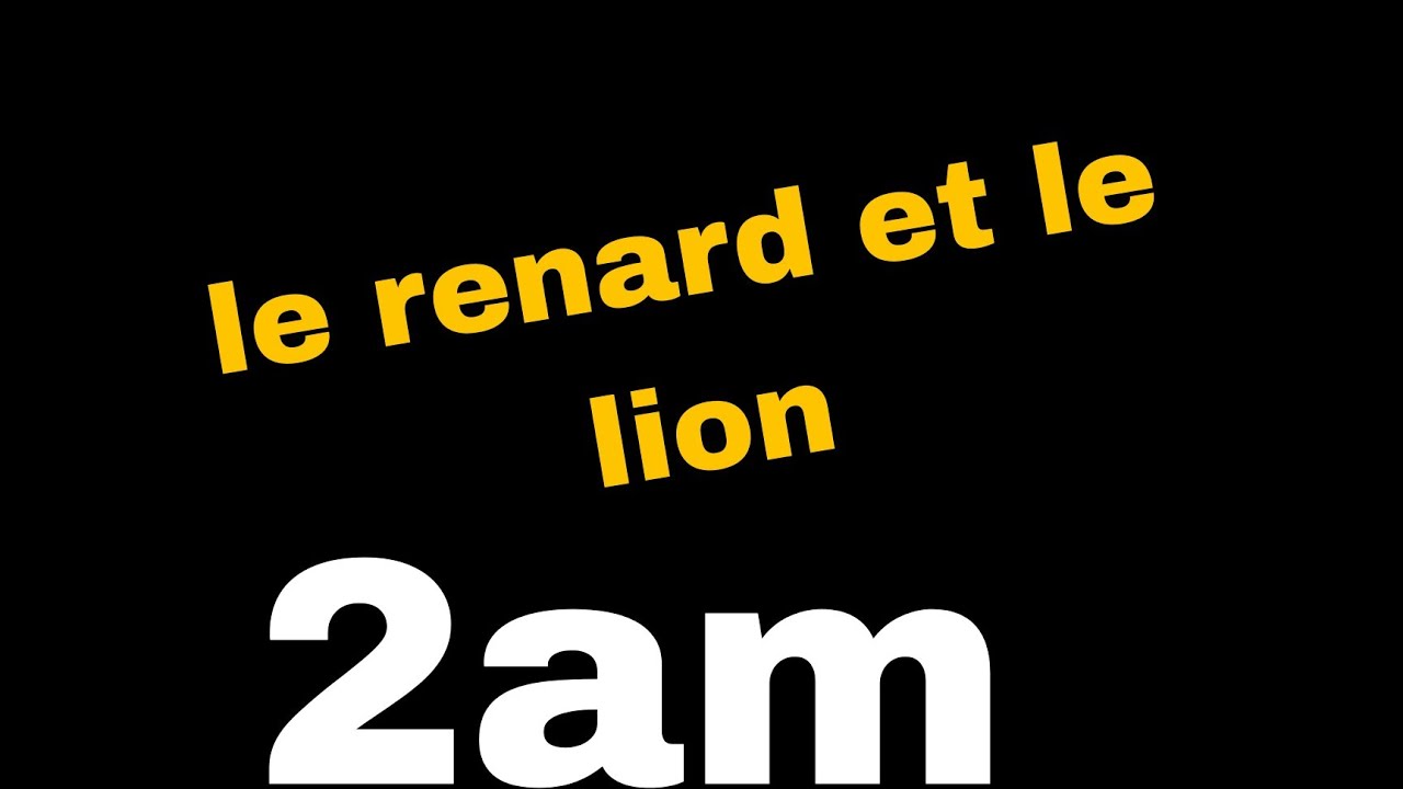 Le renard et le lion page 60 français 2am#dz_exam - YouTube
