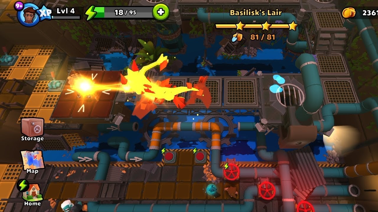 Es game Puzzle Adventure mobile game ep.4 BASILISK'S LAIR - YouTube