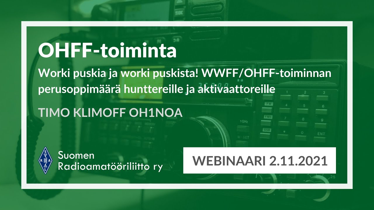 OHFF webinaari 2.11.2021 - YouTube