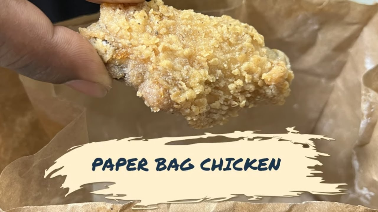 What does this paper bag have to do with perfectly cooked fried chicken ...