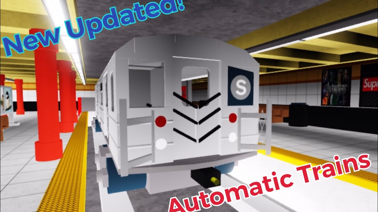 Roblox | New Updated! | Shuttle trains and elevated track | NYC IRT ...