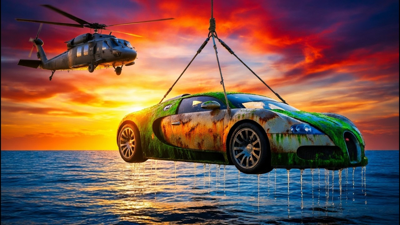After Years Lost Beneath the Ocean… This Bugatti Veyron’s Restoration ...