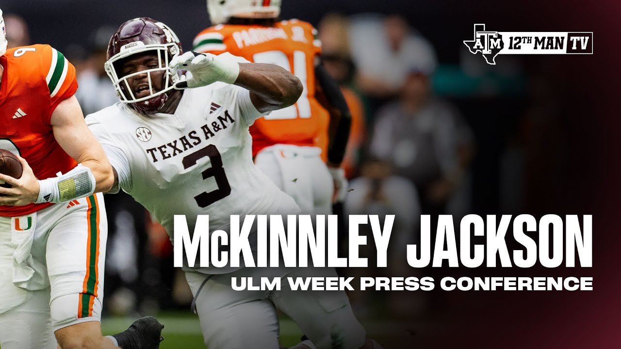 ULM Week Press Conference: McKinnley Jackson - YouTube