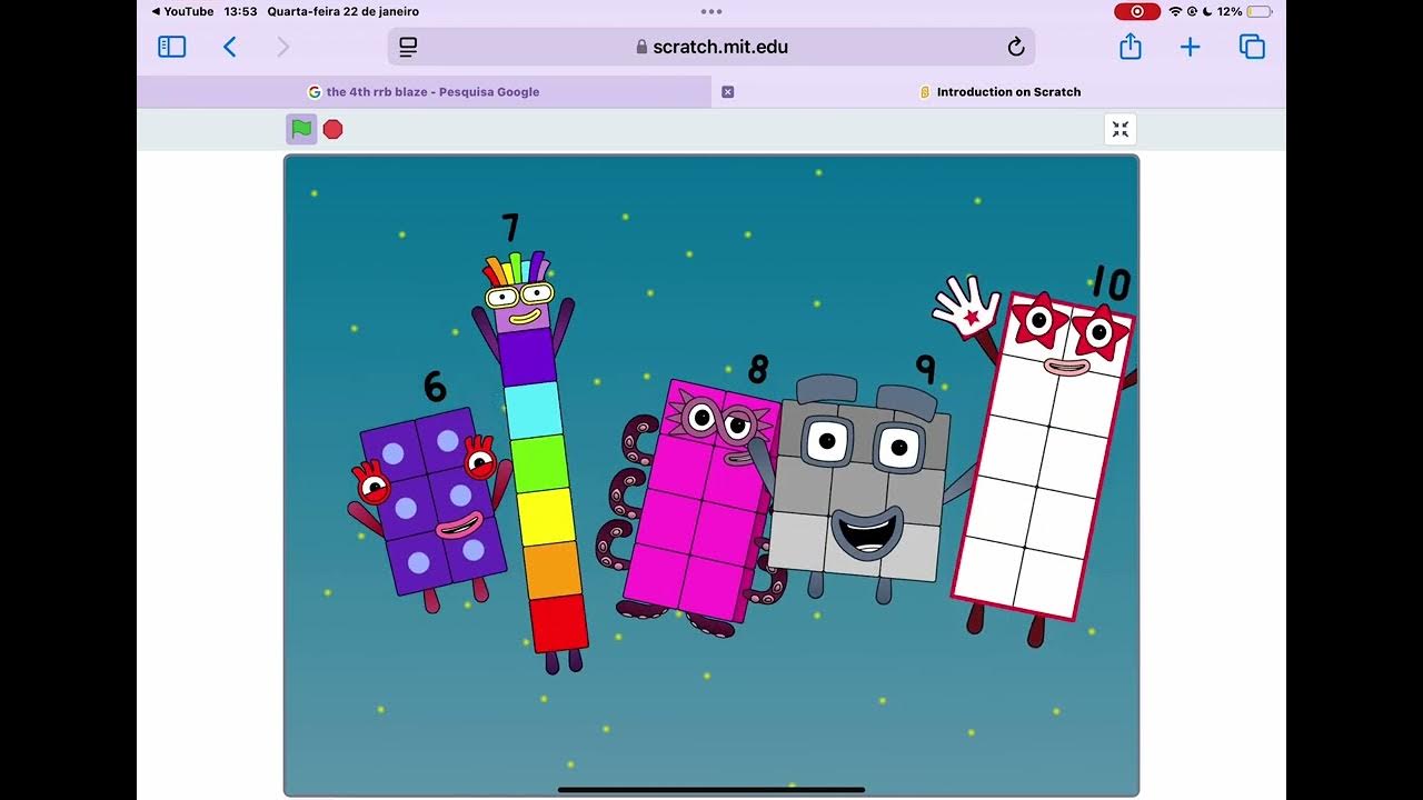 Numberblocks intro but scratch - YouTube