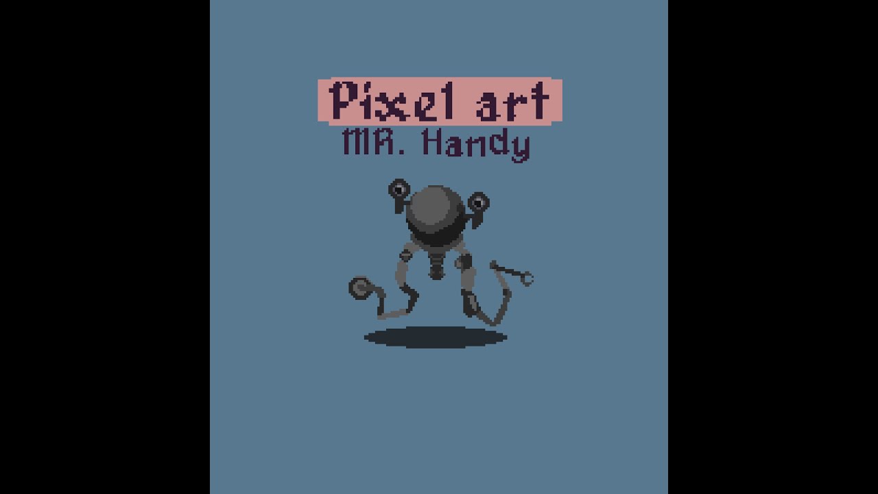 Mr. Handy Pixel-art. - YouTube