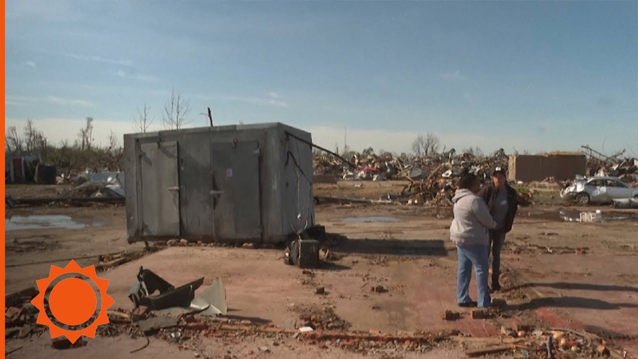 Powerful story: Employees survived tornado by huddling inside fridge ...