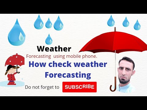 Weather forecast using smartphone. - YouTube