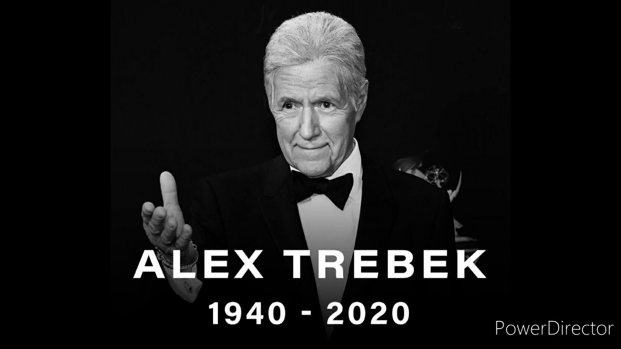RIP Alex Trebek (1940‐2020) 🙏 😢 - YouTube