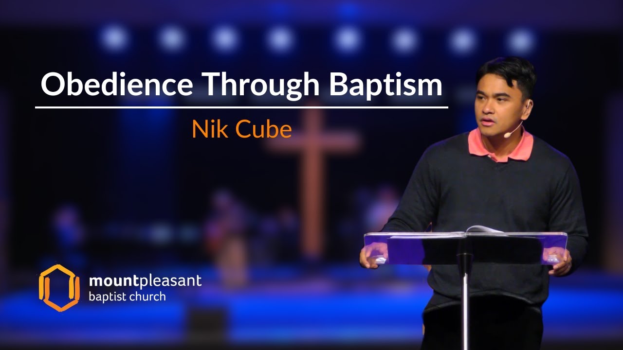 Obedience Through Baptism | Nik Cube - YouTube