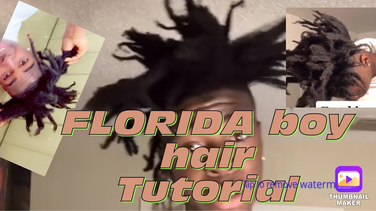 Florida boy hair tutorial🌴 Aka freeform dreads - YouTube