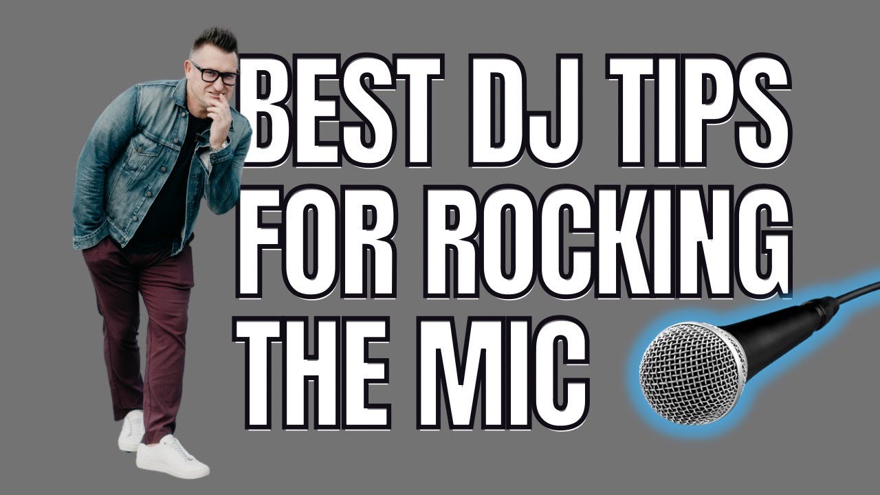 Weddding DJ Tip Using a mic properly - YouTube