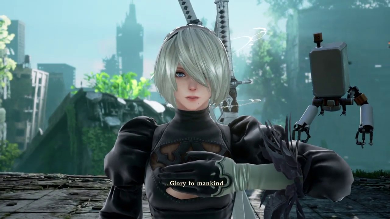 SoulCalibur VI - 2B VS Ivy - YouTube