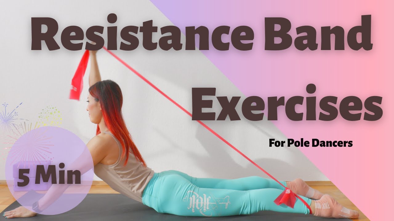 Resistance Band 5 Min Workout For Pole Dancers 2023 || Follow-along ...