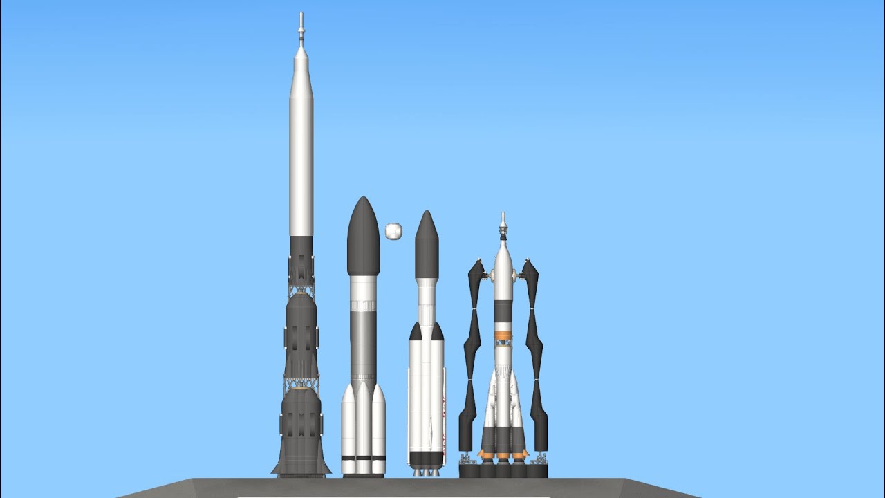 SPACE FLIGHT SIMULATOR (SFS) BLUEPRINTS FOGUETES RUSSOS/SOVIÉTICOS (N1 ...