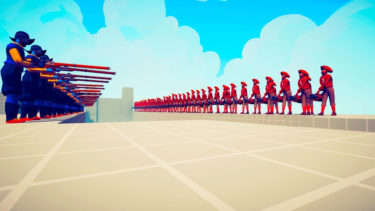 50 MUSKETEERS vs 50 RANGED UNITS | Totally Accurate Battle Simulator ...