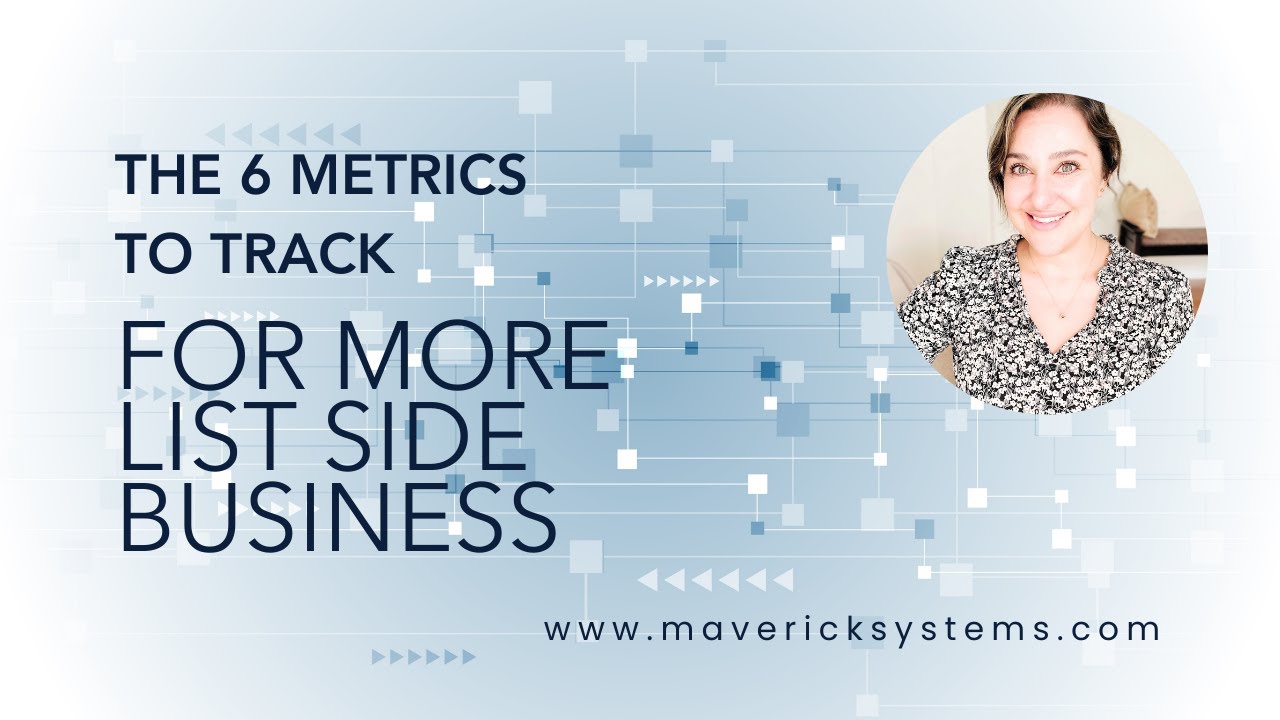 The 6 metrics to track for more listings - YouTube