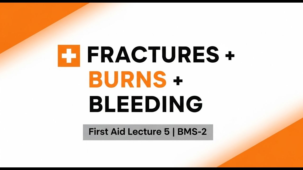 BMS-2 First Aid & Public Health: Chapters 16–20 | Strain, Sprain ...