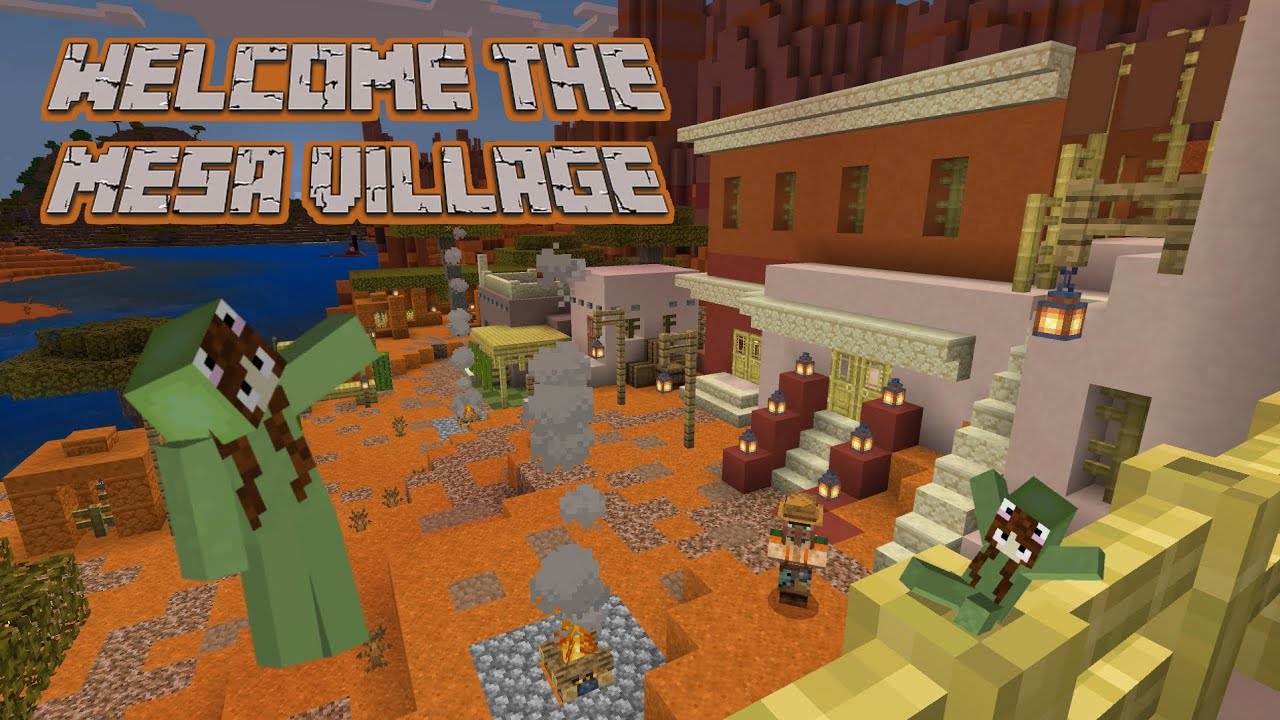 Mesa Village, Mesa/Badlands Biome In Minecraft. Let's Explore! - YouTube