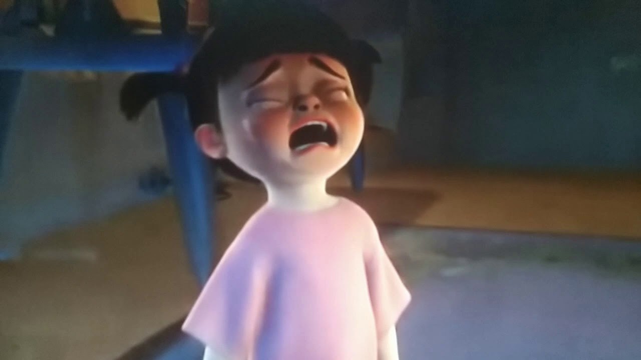 Monsters Inc Boo Crying