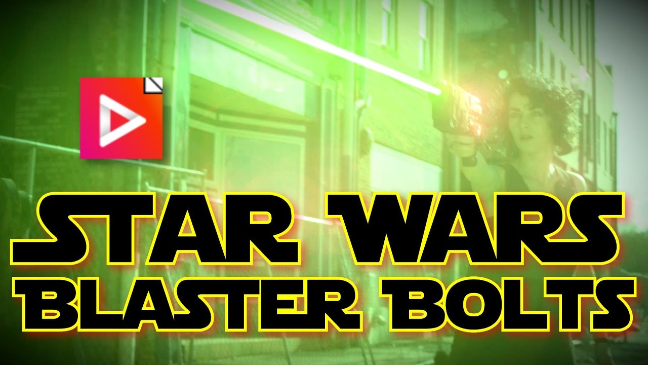 How to Create Star Wars Style Blaster Bolts in HitFilm Free! - YouTube