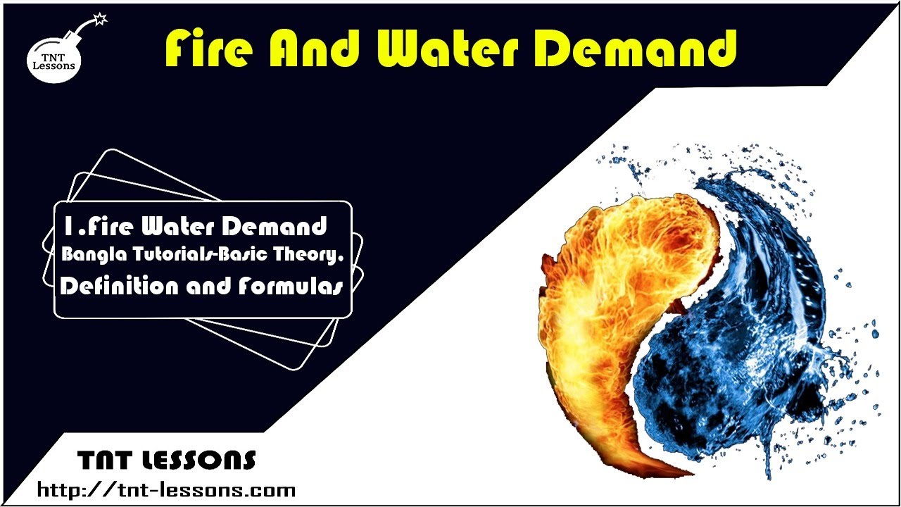 1. Fire Water Demand Bangla Tutorials Basic Theory, Definition and ...