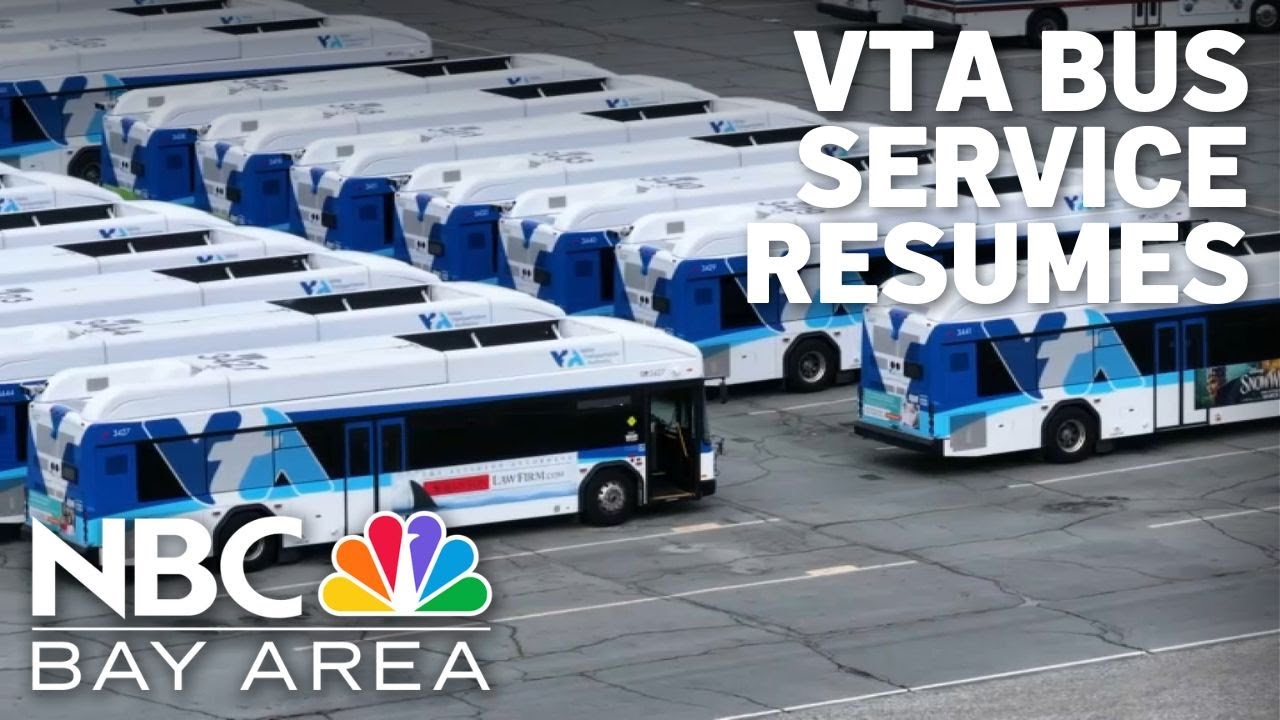 VTA bus service resumes Friday, light rail may return Monday after ...