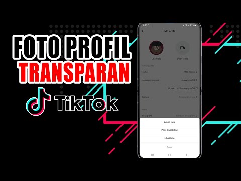 Cara Membuat Foto Profil Transparan Di Tiktok
