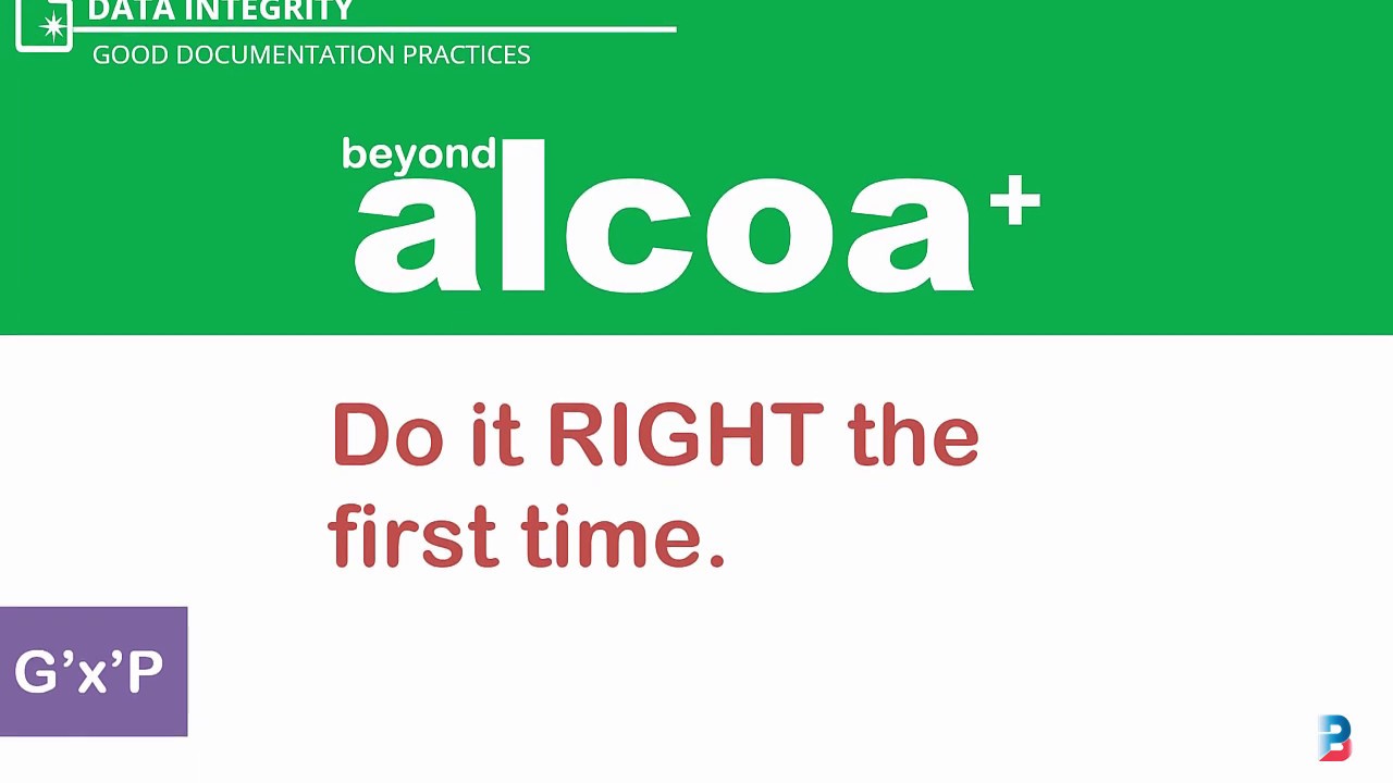 Best Video on Good Documentation Practices Data Integrity Part 4 of 4 ...