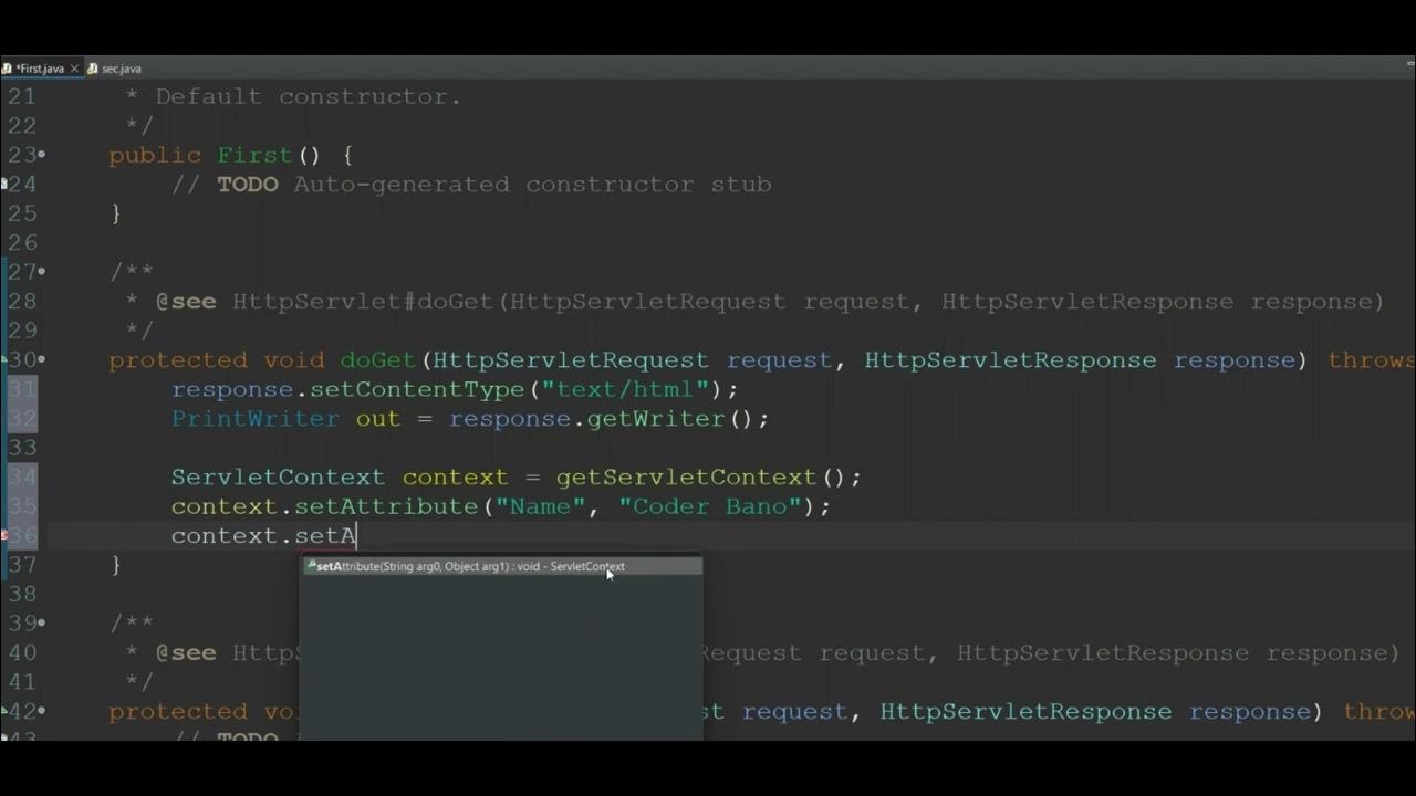 Attributes in Servlet | Eclipse - Create Web Project - YouTube