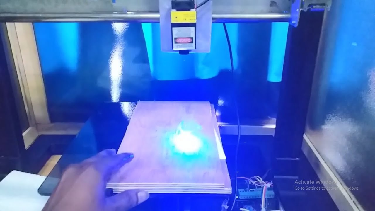 Laser CNC Machin GCODE - YouTube