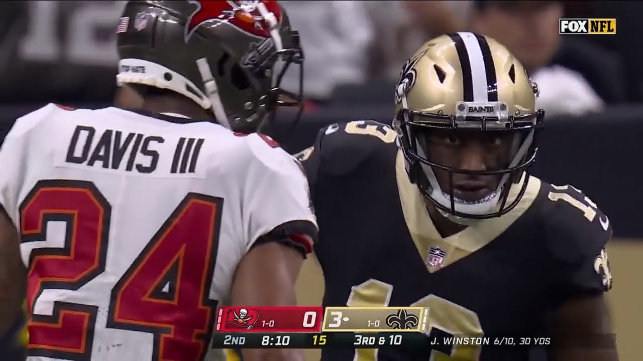 Michael Thomas vs Carlton Davis (2022 wk 2) | WR vs CB Matchup - YouTube