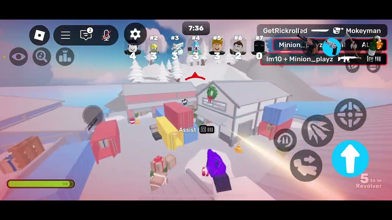 Playing free for all Roblox (rivals) - YouTube